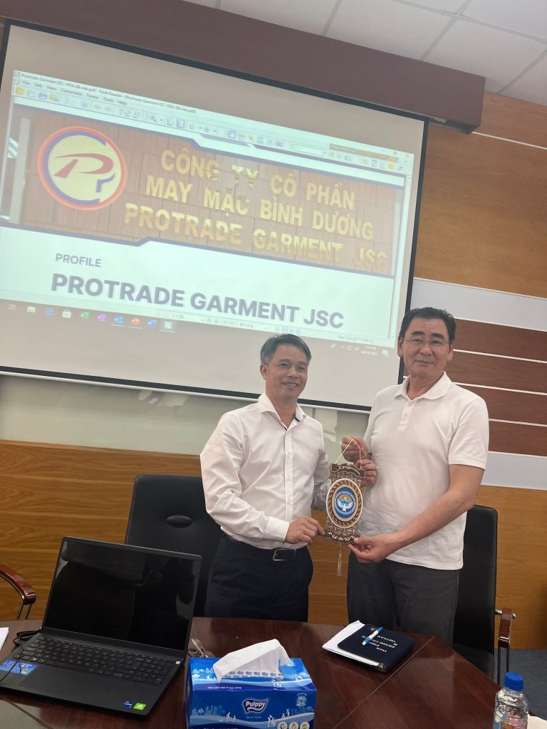 Chuyến thăm và làm việc với Công ty Cổ phần May mặc Bình Dương (PROTRADE GARMENT JSC). - Công ty ...